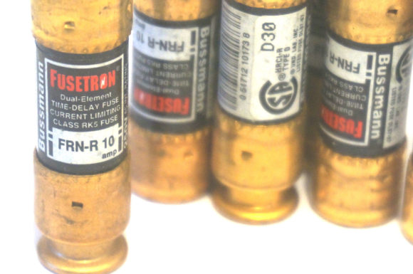 8 NEW BUSSMANN FUSETRON FRN-R-10 FUSES FRNR10 - SB Industrial Supply, Inc.