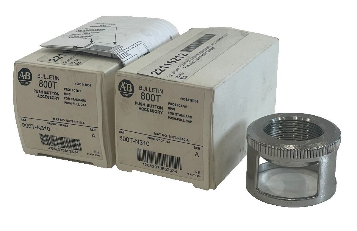 ALLEN BRADLEY 800T-N310 PROTECTIVE GUARD SER. A 800TN310 LOT OF 2 - SB ...