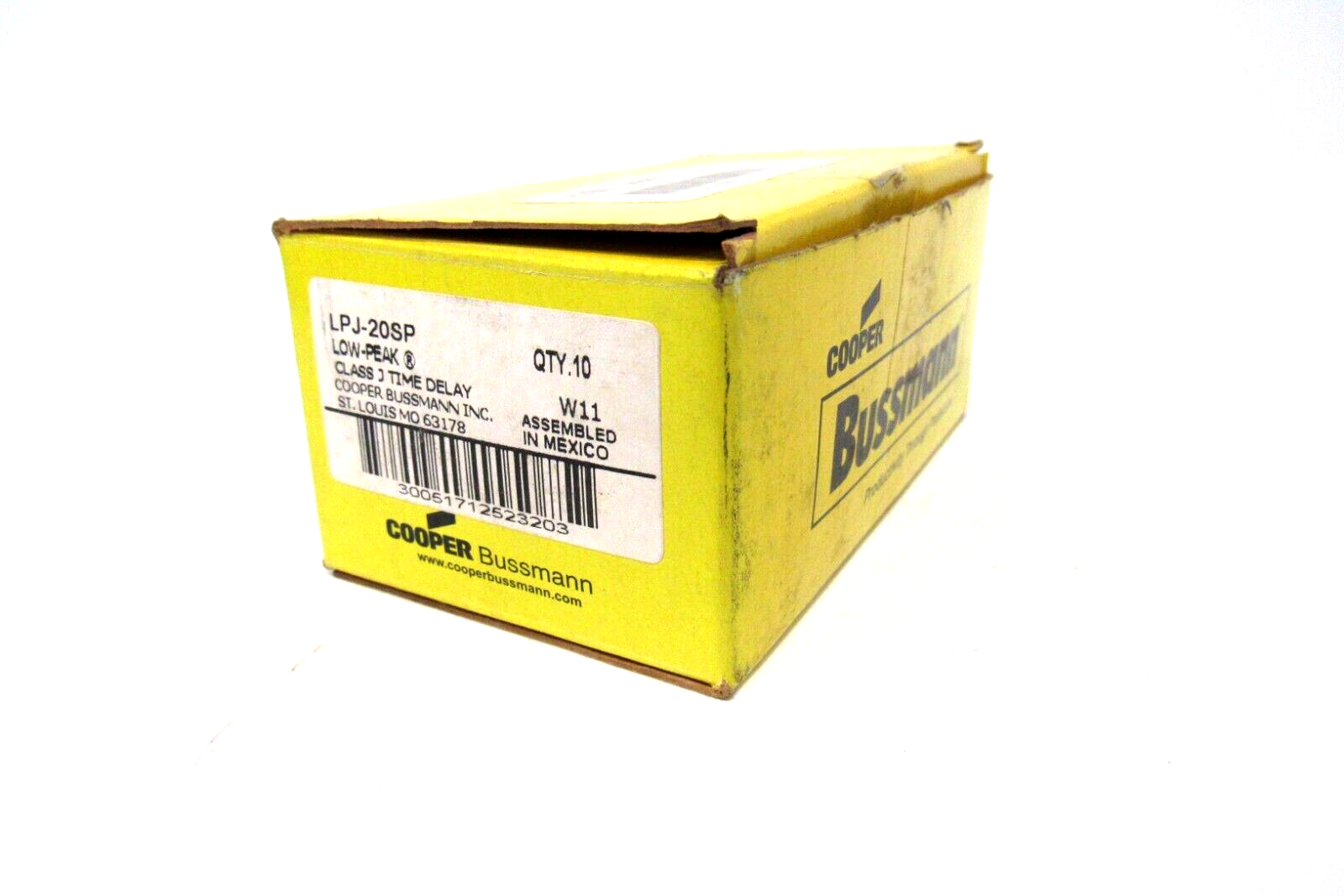 BOX OF 10 NEW BUSSMANN LPJ-20SP FUSES LPJ20SP - SB Industrial Supply, Inc.