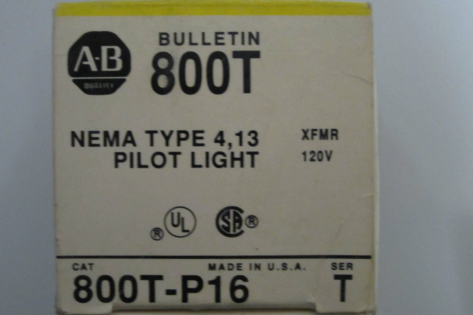 NEW ALLEN BRADLEY 800T-P16 PILOT LIGHT 800TP16 - SB Industrial Supply, Inc.