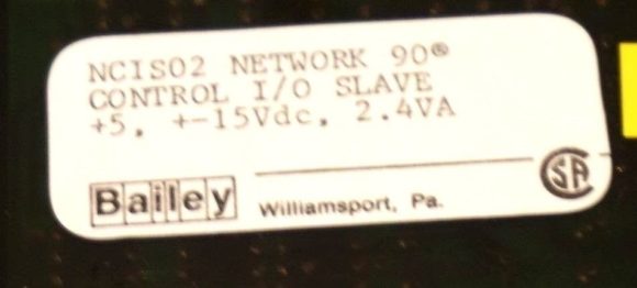 NEW BAILEY CONTROLS NCIS02 NETWORK 90 I/O CONTROL SLAVE MODULE - SB ...