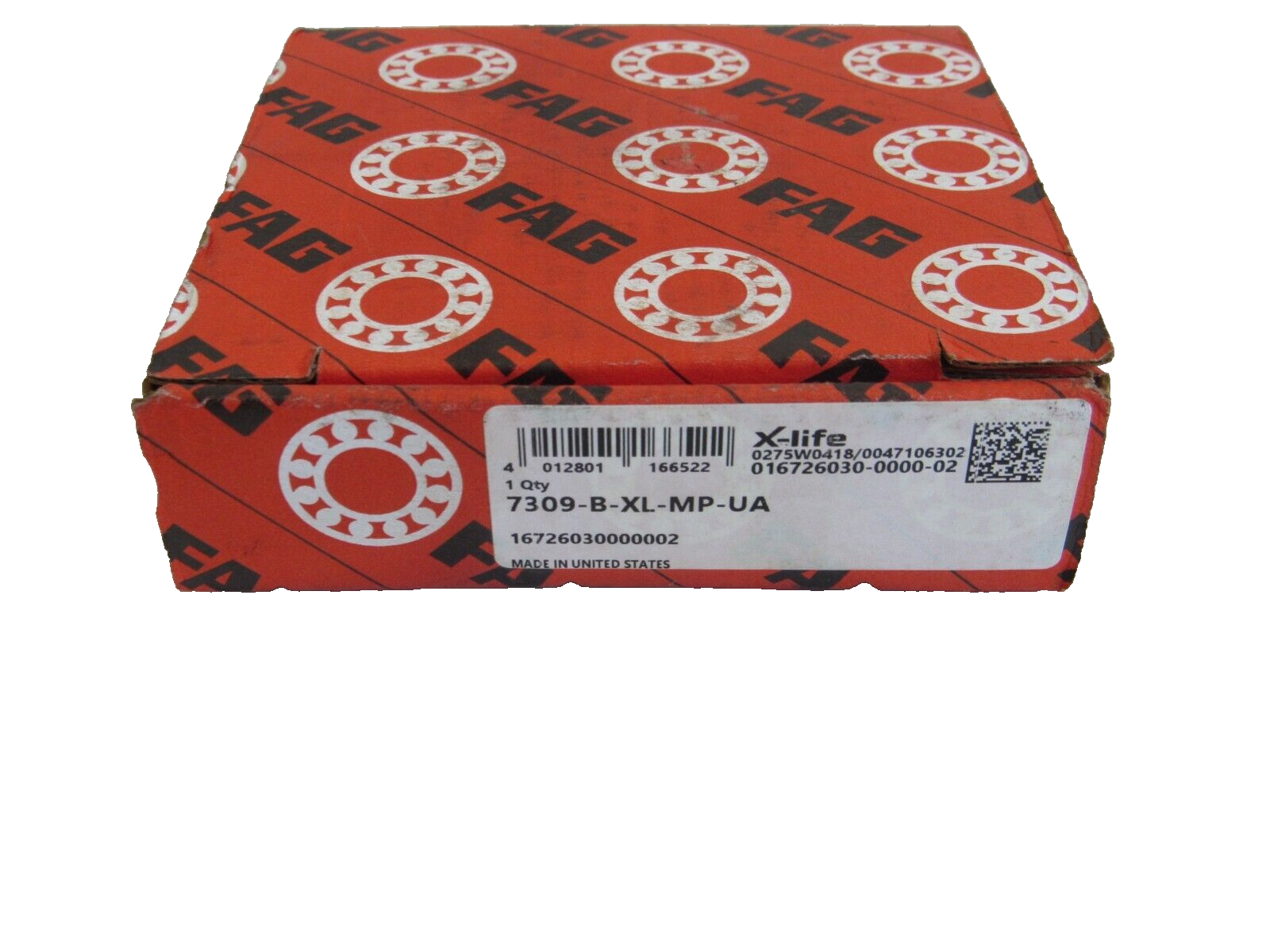 NEW FAG BEARINGS 7309-B-XL-MP-UA ROLLER BEARINGS 7309BXLMPUA - SB ...
