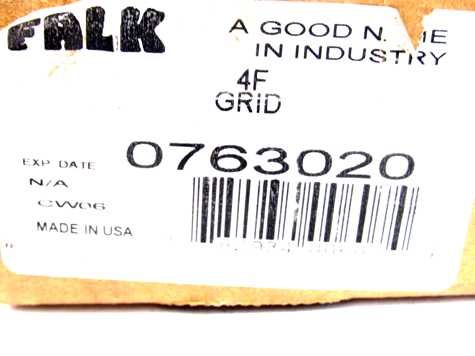 NEW FALK 0763020 4F GRID - SB Industrial Supply, Inc.
