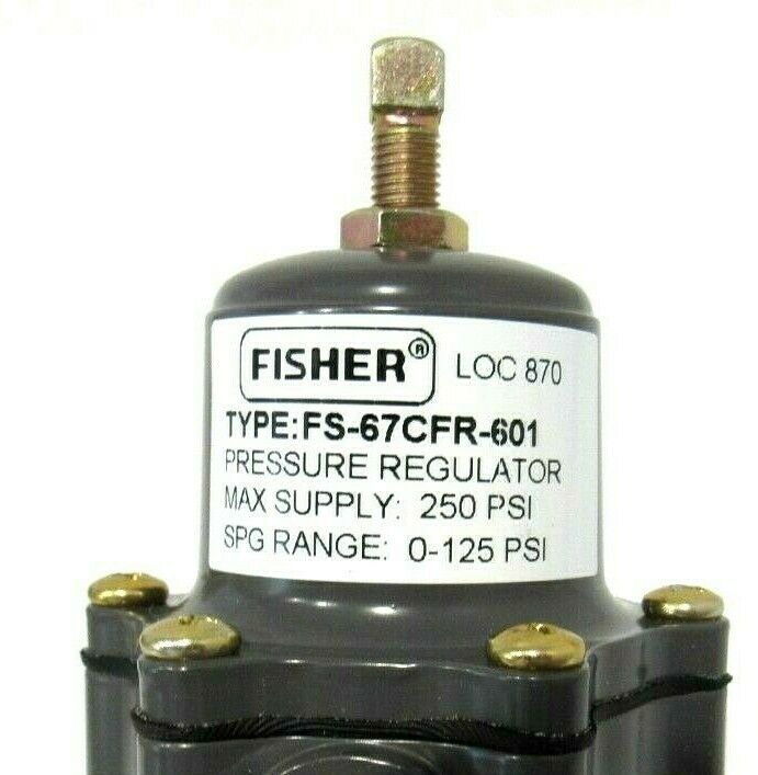 NEW FISHER FS-67CFR-601 PRESSURE REGULATOR FS67CFR601 - SB Industrial ...