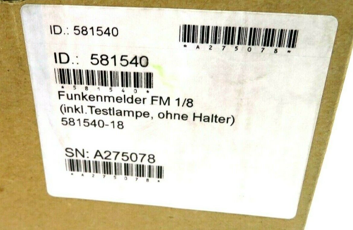 NEW GRECON 581540 SENSOR FM 1/8 - SB Industrial Supply, Inc.