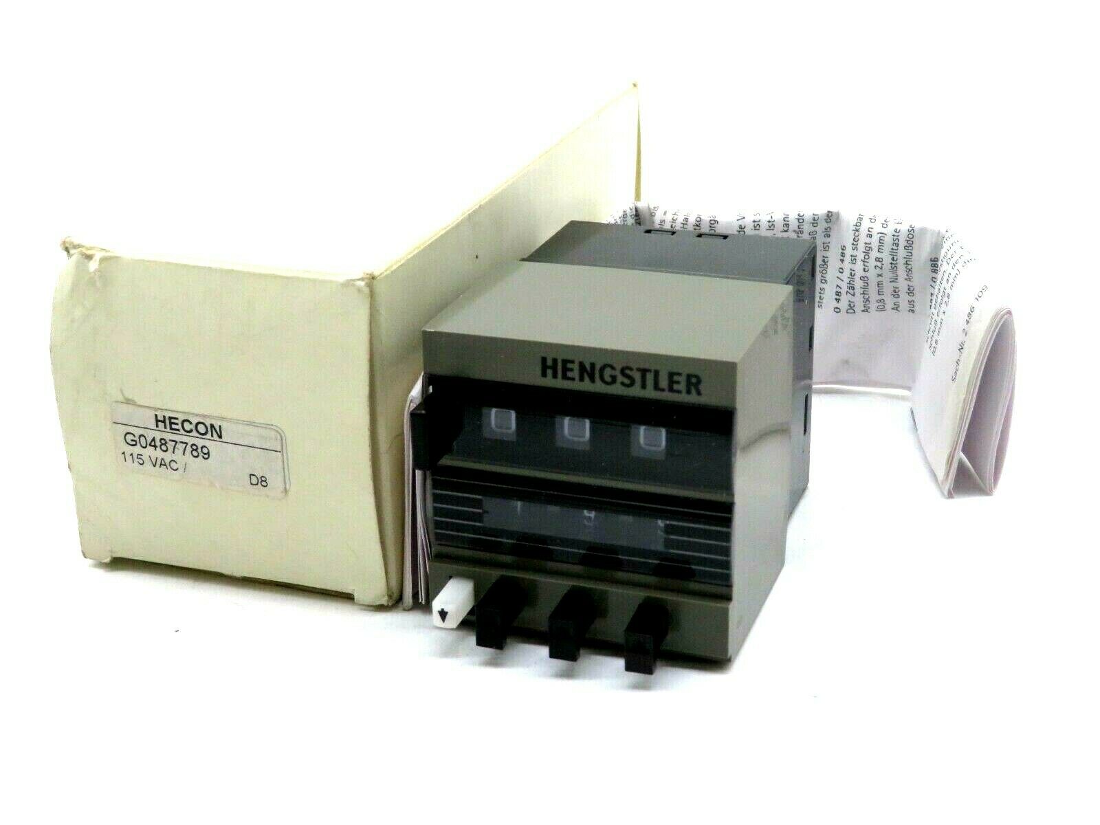 NEW HENGSTLER HECON G0487789 COUNTER 115VAC - SB Industrial Supply, Inc.