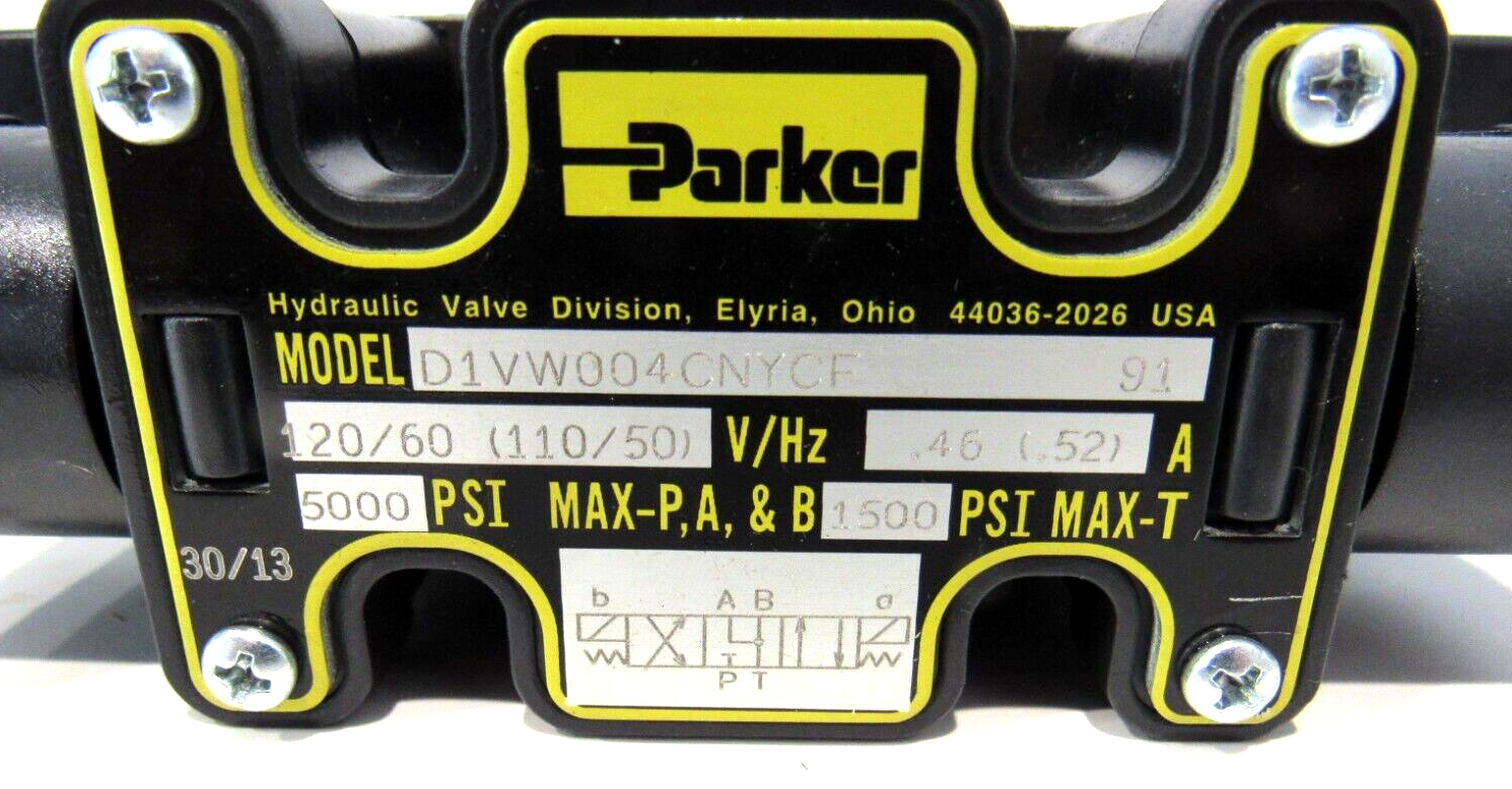 NEW PARKER D1VW004CNYCF CONTROL VALVE - SB Industrial Supply, Inc.