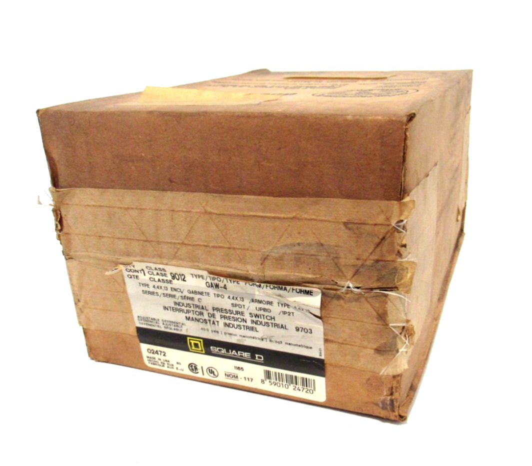 NEW SEALED SQUARE D 9012-GAW4 PRESSURE SWITCH SER.C 9012GAW4 - SB ...