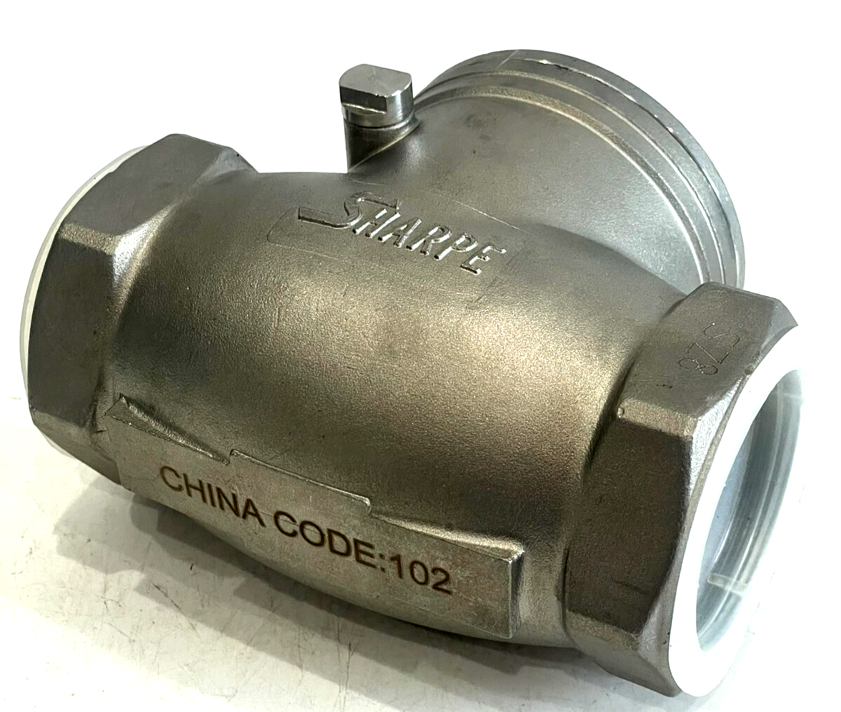 NEW SHARPE CF8M SWING VALVE 2" VSH20276 - SB Industrial Supply, Inc.