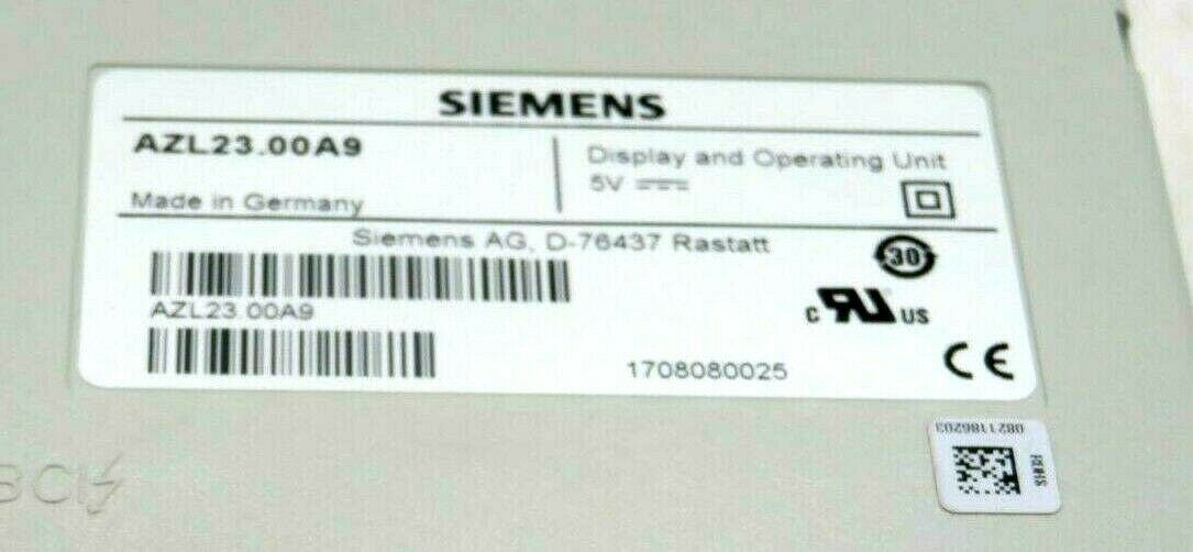 NEW SIEMENS AZL23.00A9 PROGAMABLE DISPLAY AZL2300A9 - SB Industrial ...
