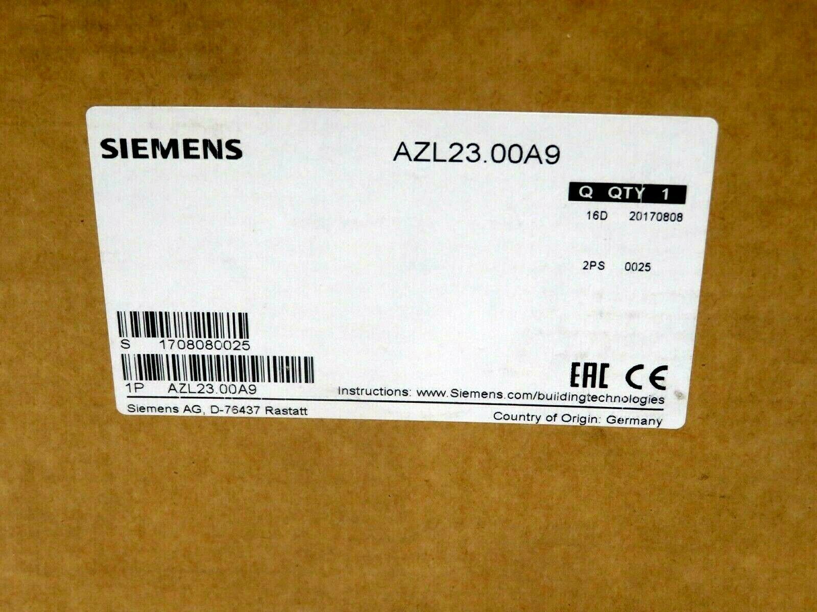 NEW SIEMENS AZL23.00A9 PROGAMABLE DISPLAY AZL2300A9 - SB Industrial ...