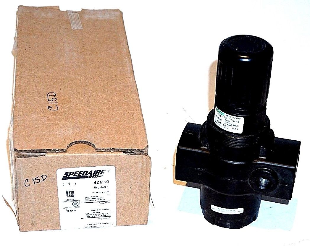 NEW SPEEDAIRE 4ZM10 1" NPT PNEUMATIC REGULATOR - SB Industrial Supply, Inc.