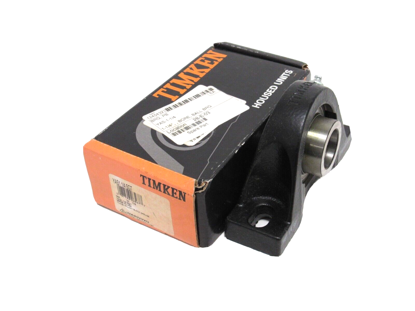 NEW TIMKEN YAS1 1/4SGT PILLOW BLOCK BEARING 1-1/4" BORE YAS114SGT - SB ...