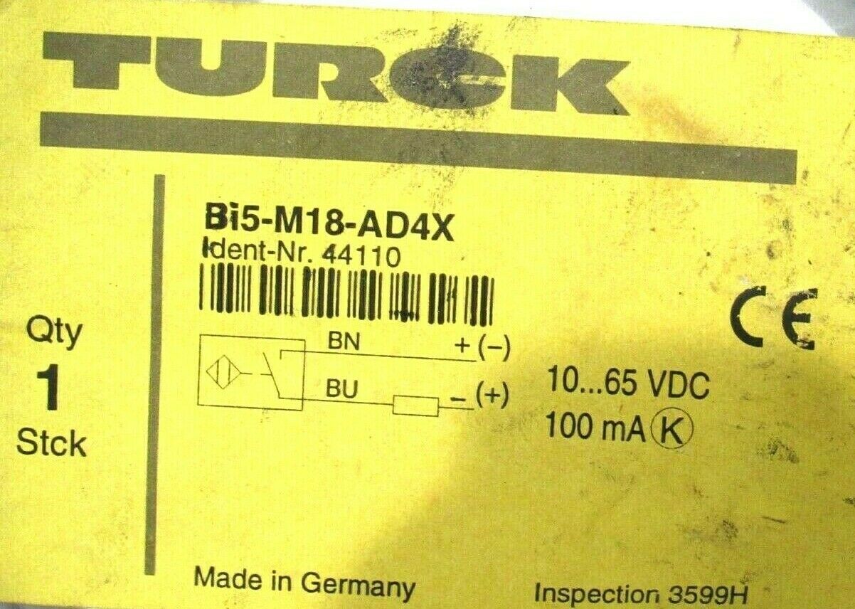 NEW TURCK BI5-M18-AD4X SENSOR 44110 BI5M18AD4X - SB Industrial Supply, Inc.