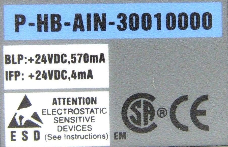 NEW ABB P-HB-AIN-30010000 HARMONY BLOCK MODULE PHBAIN30010000 AIN-300 ...