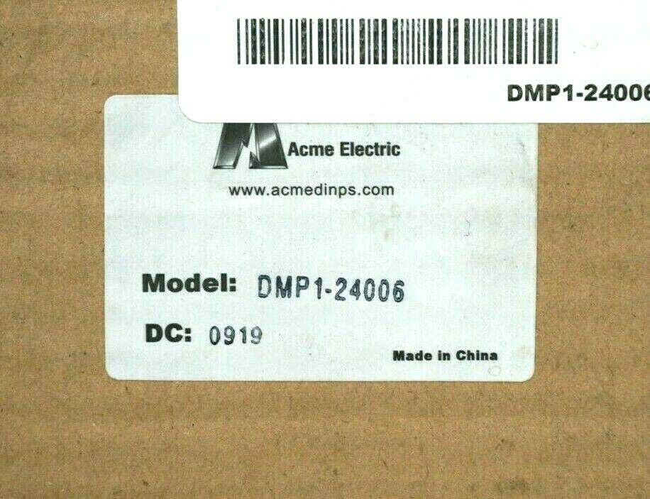 NEW ACME ELECTRIC DMP1-24006 POWER SUPPLY DMP124006 - SB Industrial ...