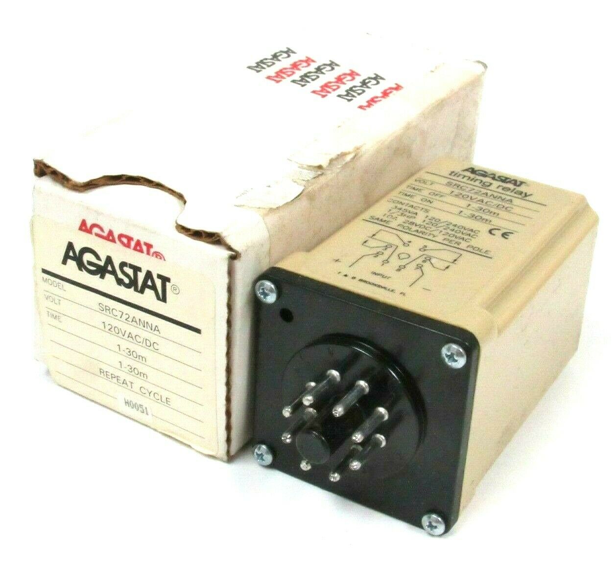 NEW AGASTAT SRC72ANNA TIMING RELAY - SB Industrial Supply, Inc.