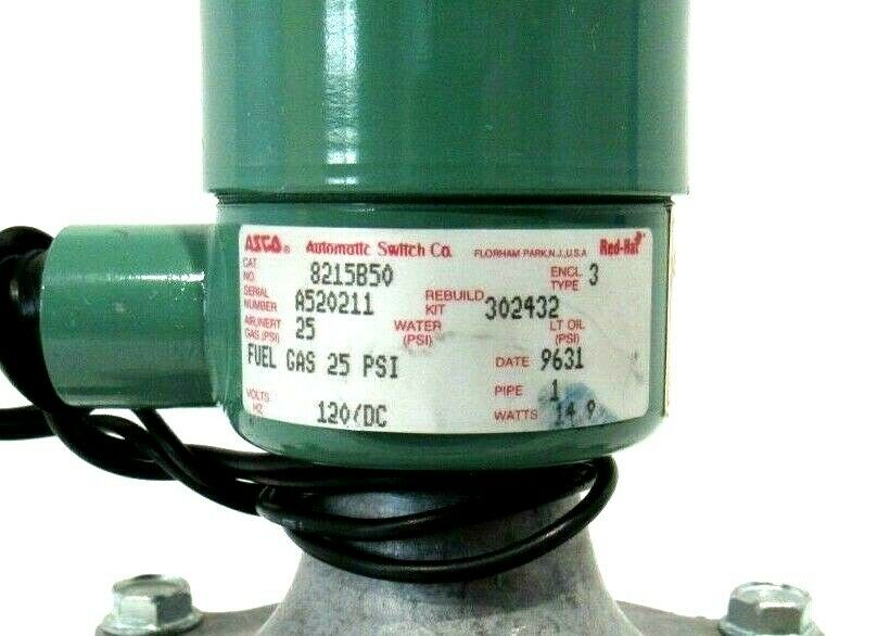 NEW ASCO 8215B50 SOLENOID VALVE 120DC - SB Industrial Supply, Inc.