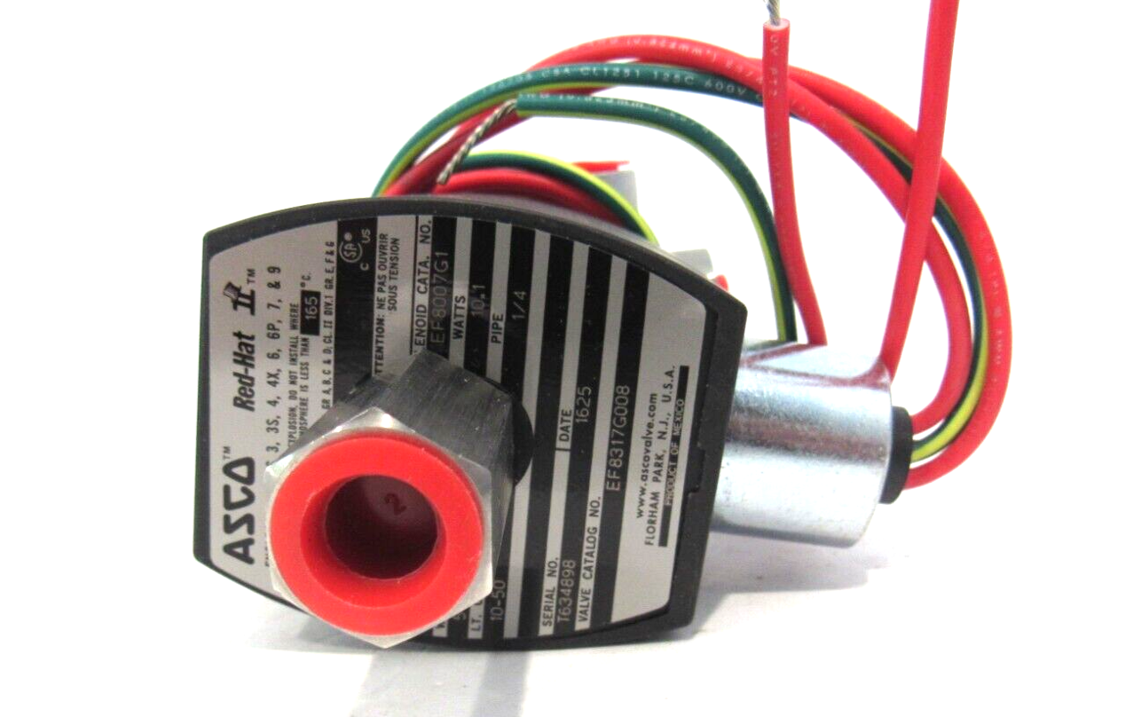 NEW ASCO EF8317G008 SOLENOID VALVE 110/120 50/60 - SB Industrial Supply ...