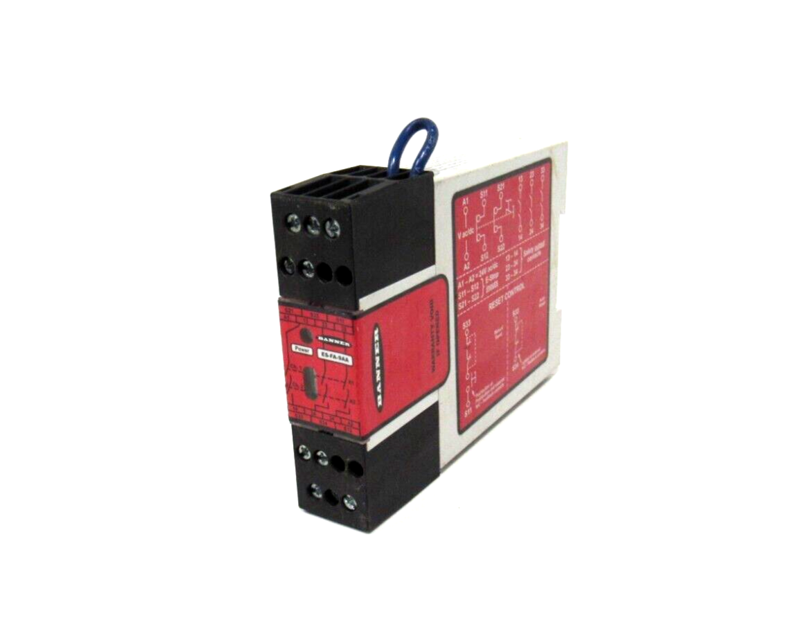 NEW BANNER ENGINEERING ES-FA-9AA SAFETY RELAY ESFA9AA - SB Industrial ...