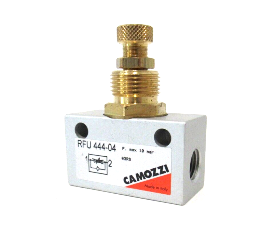 NEW CAMOZZI RFU-444-04 FLOW CONTROL VALVE RFU44404 - SB Industrial ...