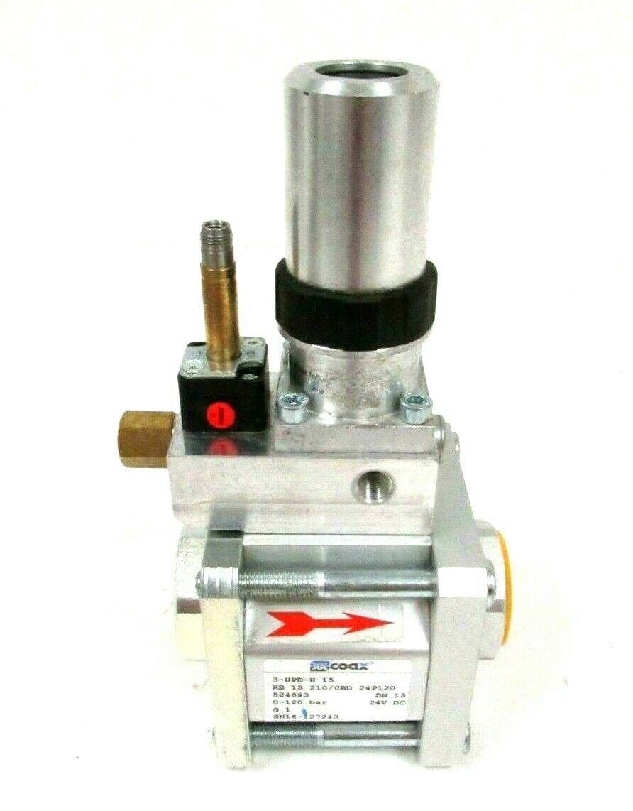 NEW COAX 3-HPB-H-15 VALVE 3-HPB-H-15-RB-15-210/0BD-24P120 3HPBH15 - SB ...