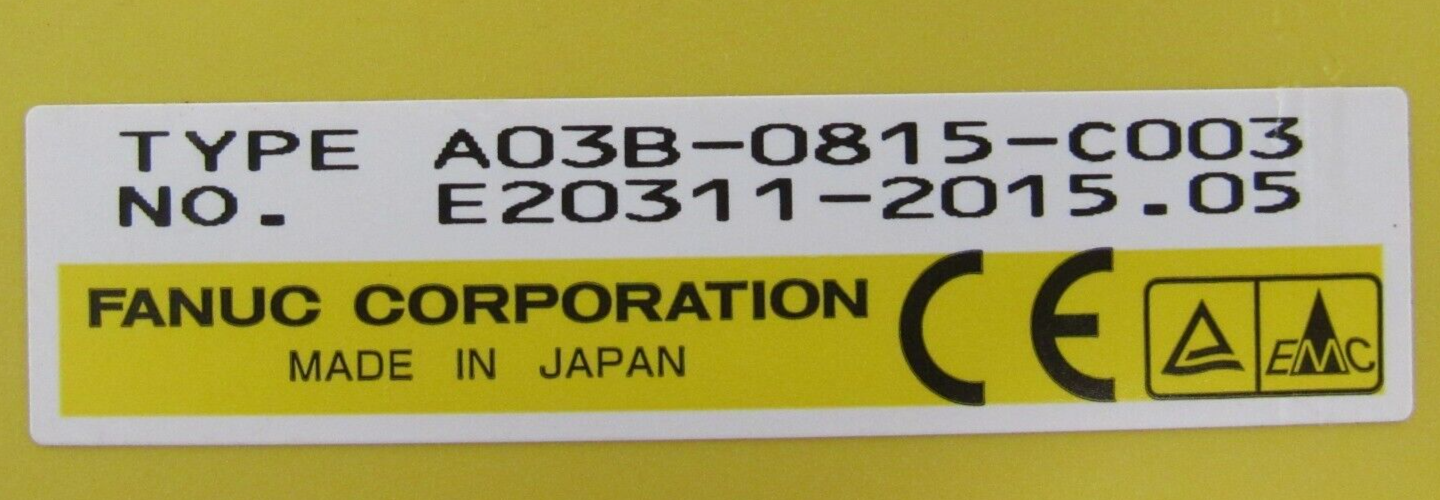 NEW FANUC A03B-0815-C003 I/O MODULE A03B0815C003 - SB Industrial Supply ...