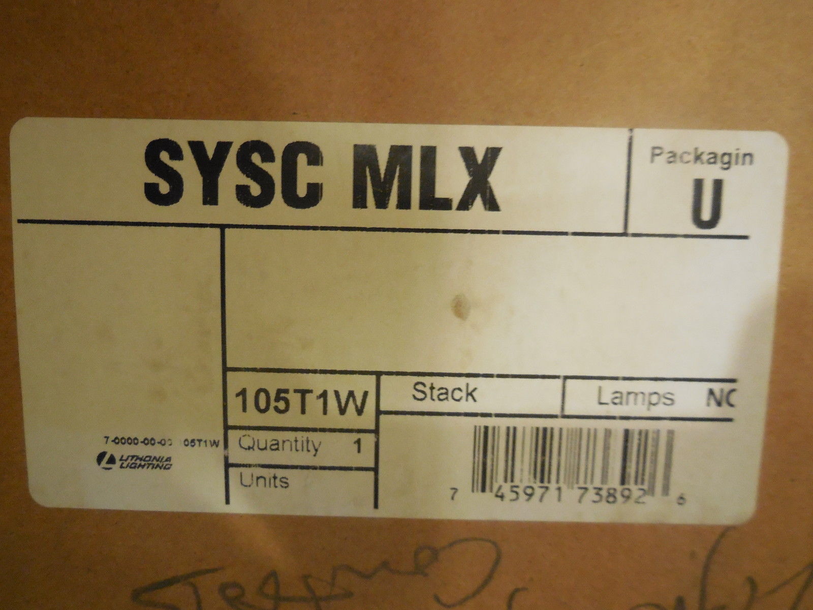 NEW LITHONIA LIGHTING SYSC MLX LIGHTING CONTROL SYSTEM SYSCMLX - SB ...