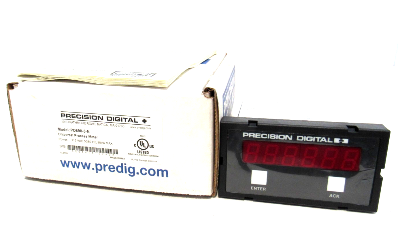 NEW PRECISION DIGITAL PD690-3-N PROCESS METER PD6903N - SB Industrial ...