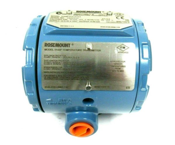 NEW ROSEMOUNT 3144P-D1A1E5B4 TEMPERATURE TRANSMITTER 3144PD1A1E5B4 - SB ...