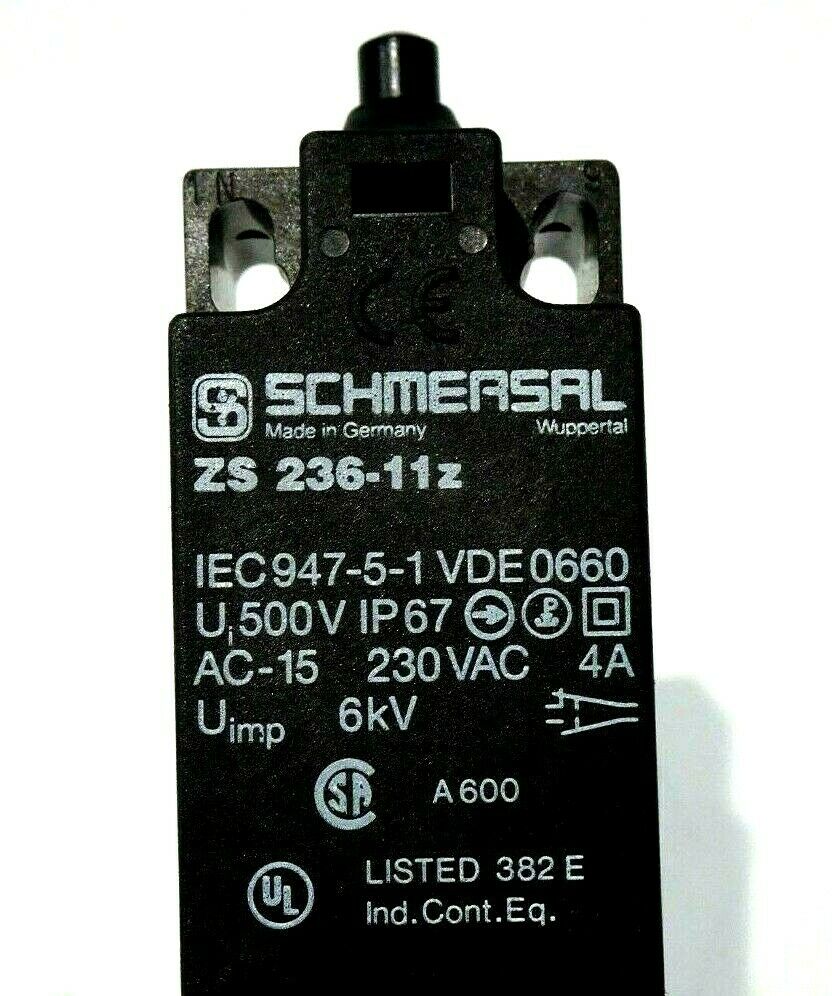 NEW SCHMERSAL ZS 236-11Z LIMIT SWITCH ZS23611Z - SB Industrial Supply, Inc.