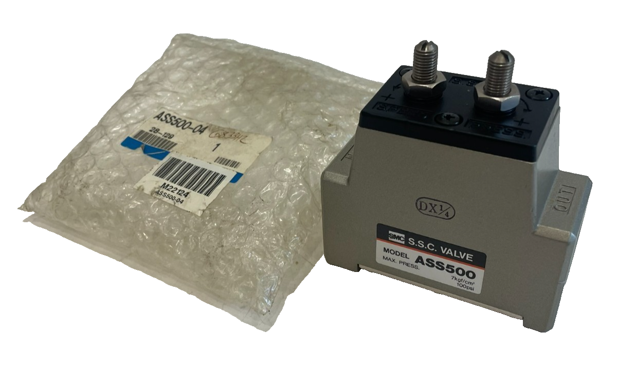 NEW SMC ASS500 SPEED CONTROL S.S.C. VALVE 100PSI ASS500-04 - SB ...