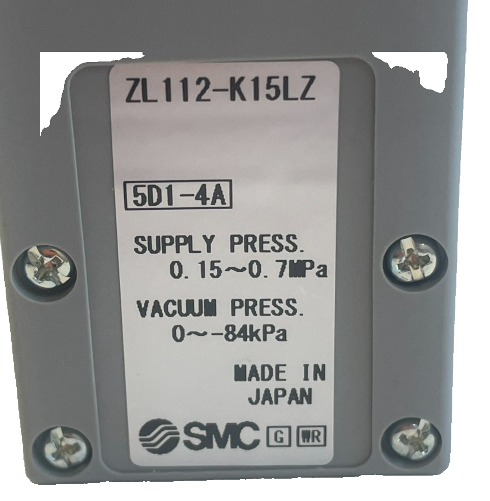 NEW SMC ZL112-K15LZ VACUUM GENERATOR ZL112K15LZ - SB Industrial Supply ...