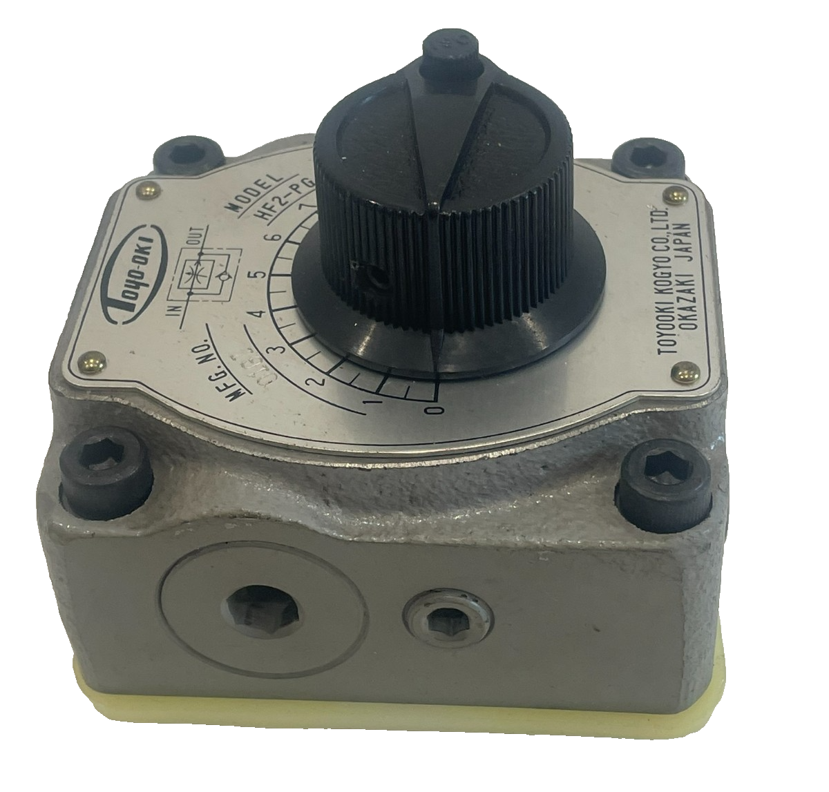NEW TOYO-OKI HF2-PG2K-02A HYDRAULIC FLOW CONTROL VALE HF2PG2K02A - SB Industrial Supply, Inc.