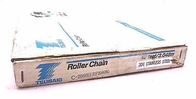 NEW TSUBAKI RF2060-S ROLLER CHAIN 10' C-2060H RF2060S - SB Industrial ...