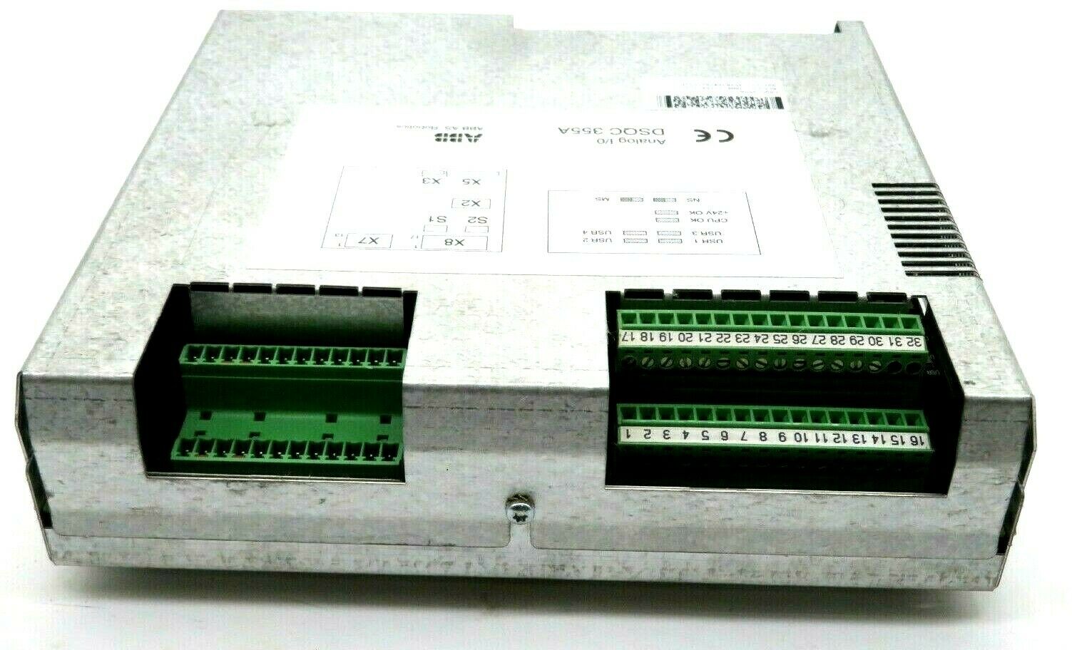USED ABB DSQC-355A ANALOG I/O 3HNE 00554-1/12 DSQC355A 3HNE00554112 ...