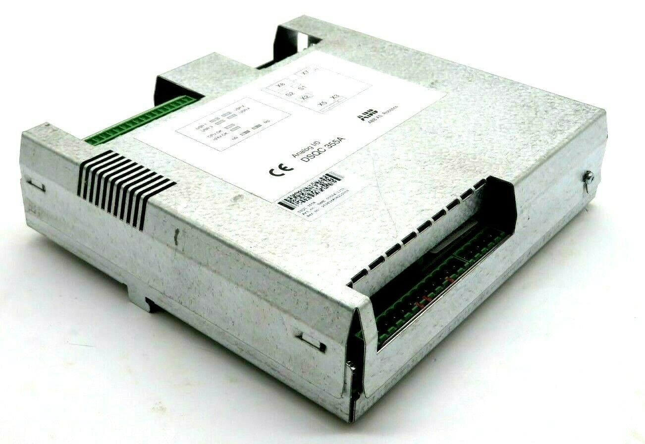 USED ABB DSQC-355A ANALOG I/O 3HNE 00554-1/12 DSQC355A 3HNE00554112 ...