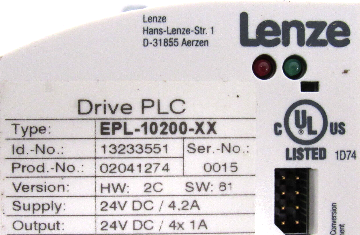 USED LENZE EPL-10200-XX OPERATOR MODULE EMF2103IB EPL10200XX - SB ...
