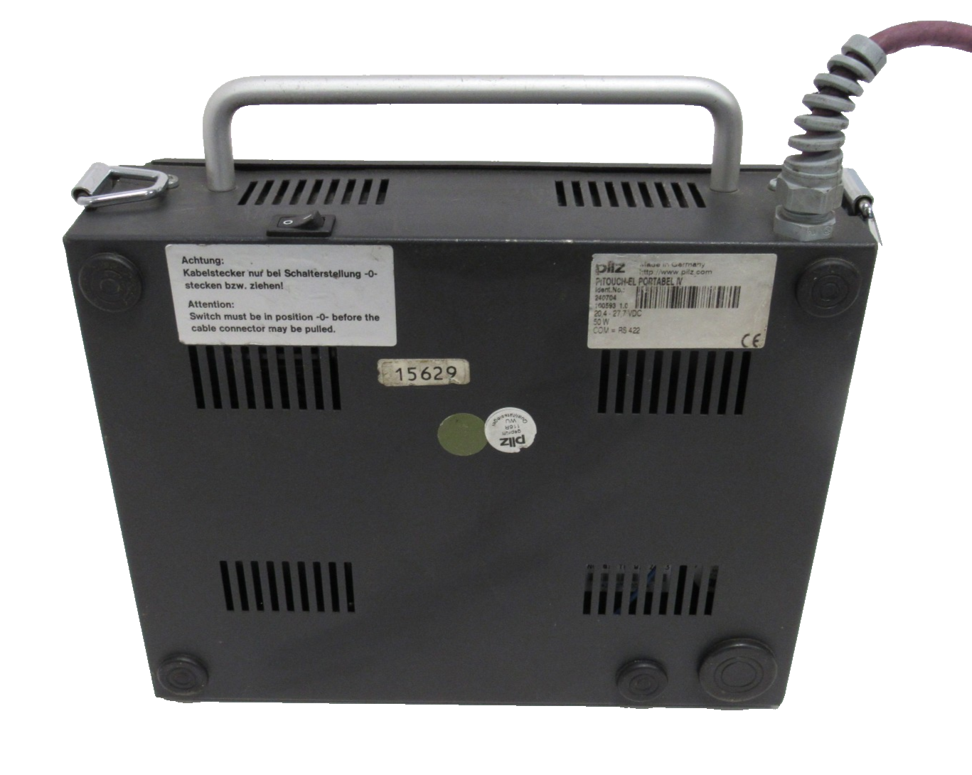 USED PILTZ 240704 PILZ PITOUCH-EL PORTABLE IV CONTROL PANEL - SB Industrial Supply, Inc.