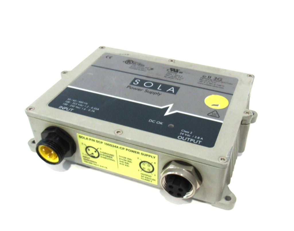 USED SOLA SCP 100S24X-CP POWER SUPPLY SCP100S24XCP - SB Industrial ...