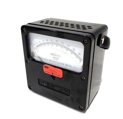 USED WESTON-GENERAL ELECTRIC ACV-001 VOLTAGE METER ACV001 - SB ...