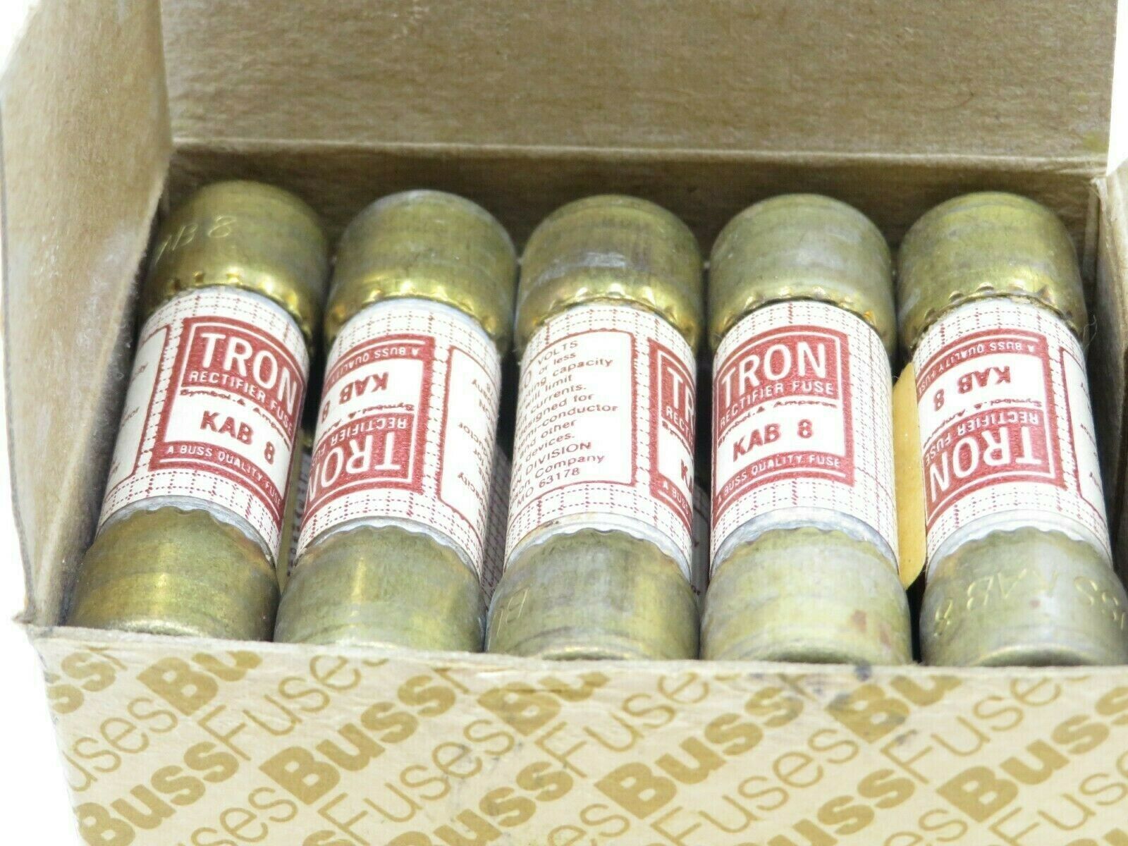 10 NEW BUSSMANN TRON KAB-8 RECTIFIER FUES KAB8 - SB Industrial Supply, Inc.