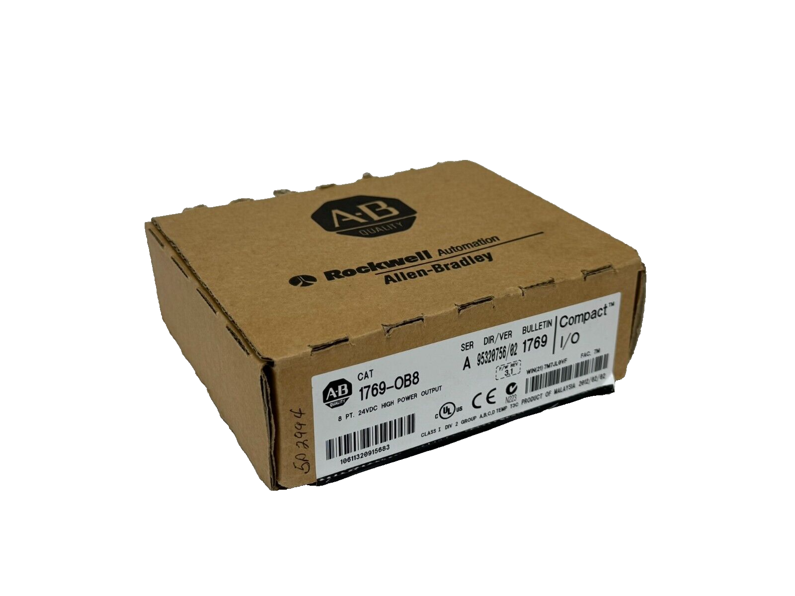 ALLEN BRADLEY 1769-OB8 OUTPUT MODULE SER. A COMPACTLOGIX NEW SURPLUS ...