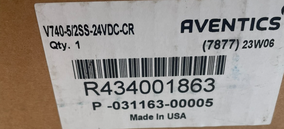 NEW AVENTICS R434001863 PNEUMATIC DIRECTIONAL VALVE - SB Industrial ...
