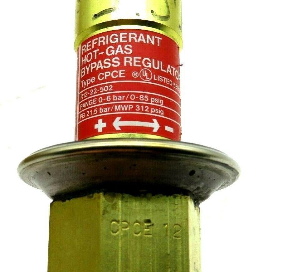NEW DANFOSS CPCE12 REFRIGERANT BYPASS REGULATOR R12-22-502 - SB ...