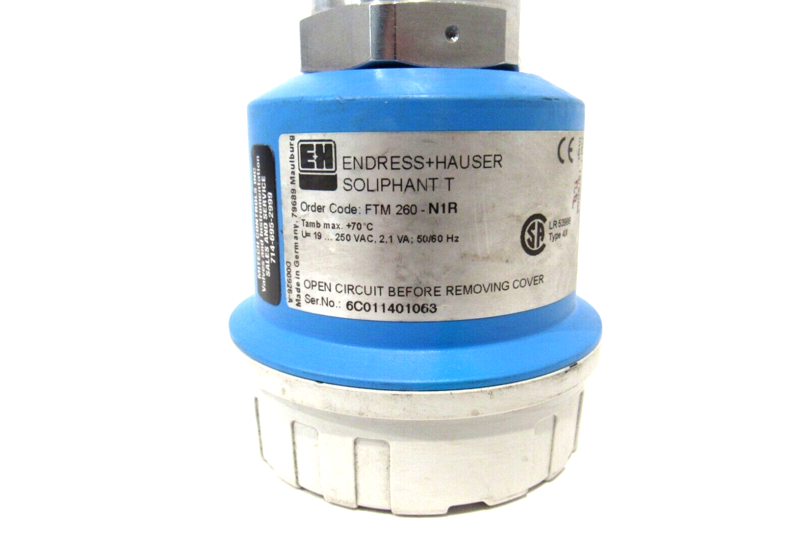 NEW ENDRESS & HAUSER FTM 260-N1R LEVEL SWITCH FTM260N1R - SB Industrial ...