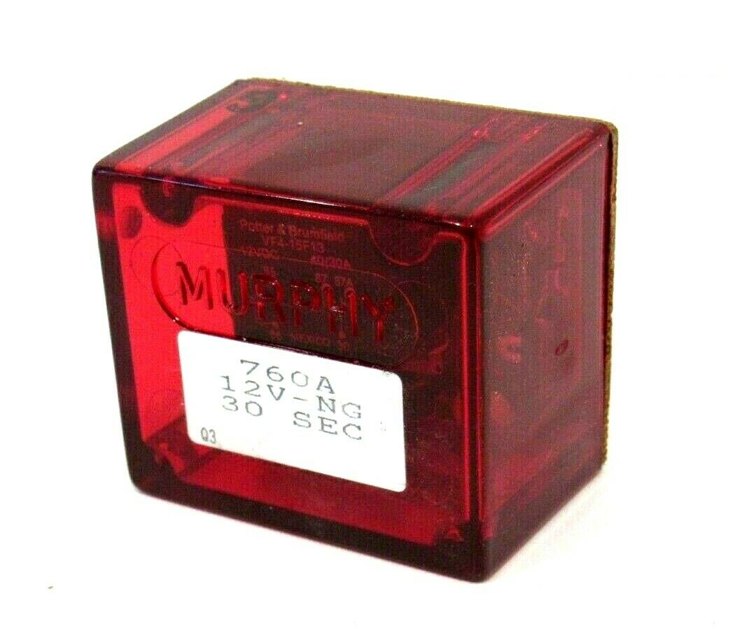 NEW FW MURPHY 760A MAGNETIC SWITCH 12V 30 SEC. - SB Industrial Supply, Inc.