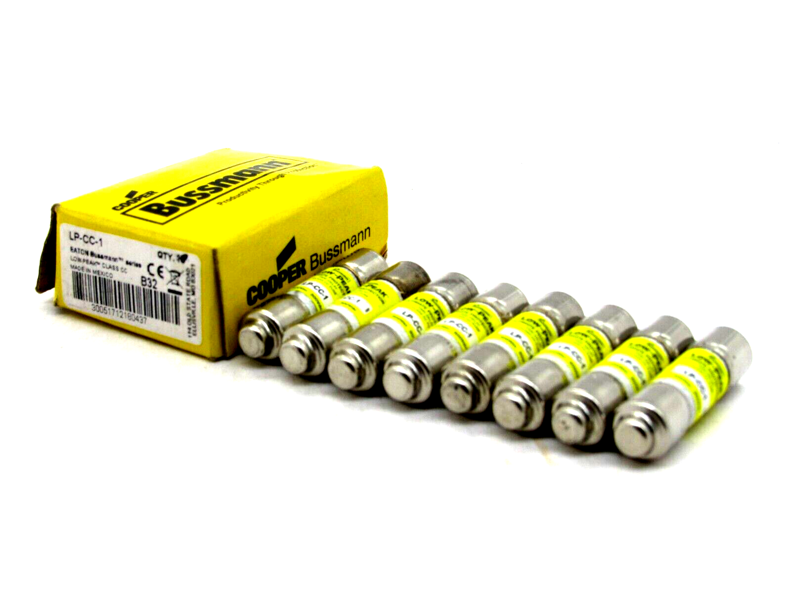 NEW LOT OF 8 BUSSMANN LP-CC-1 FUSES LPCC1 - SB Industrial Supply, Inc.