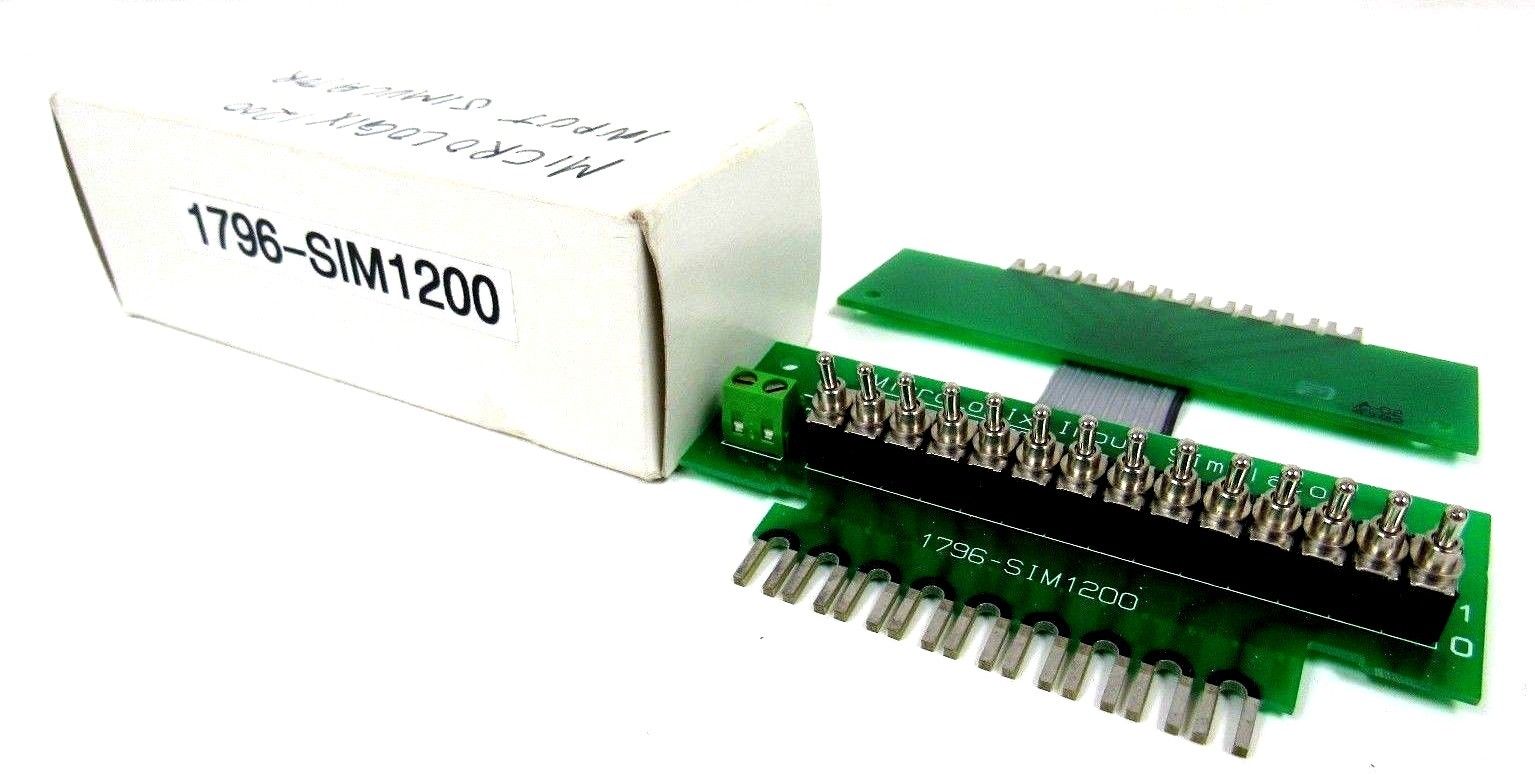 NEW MICROLOGIX 1796-SIM1200 INPUT SIMULATOR 1796SIM1200 - SB Industrial ...