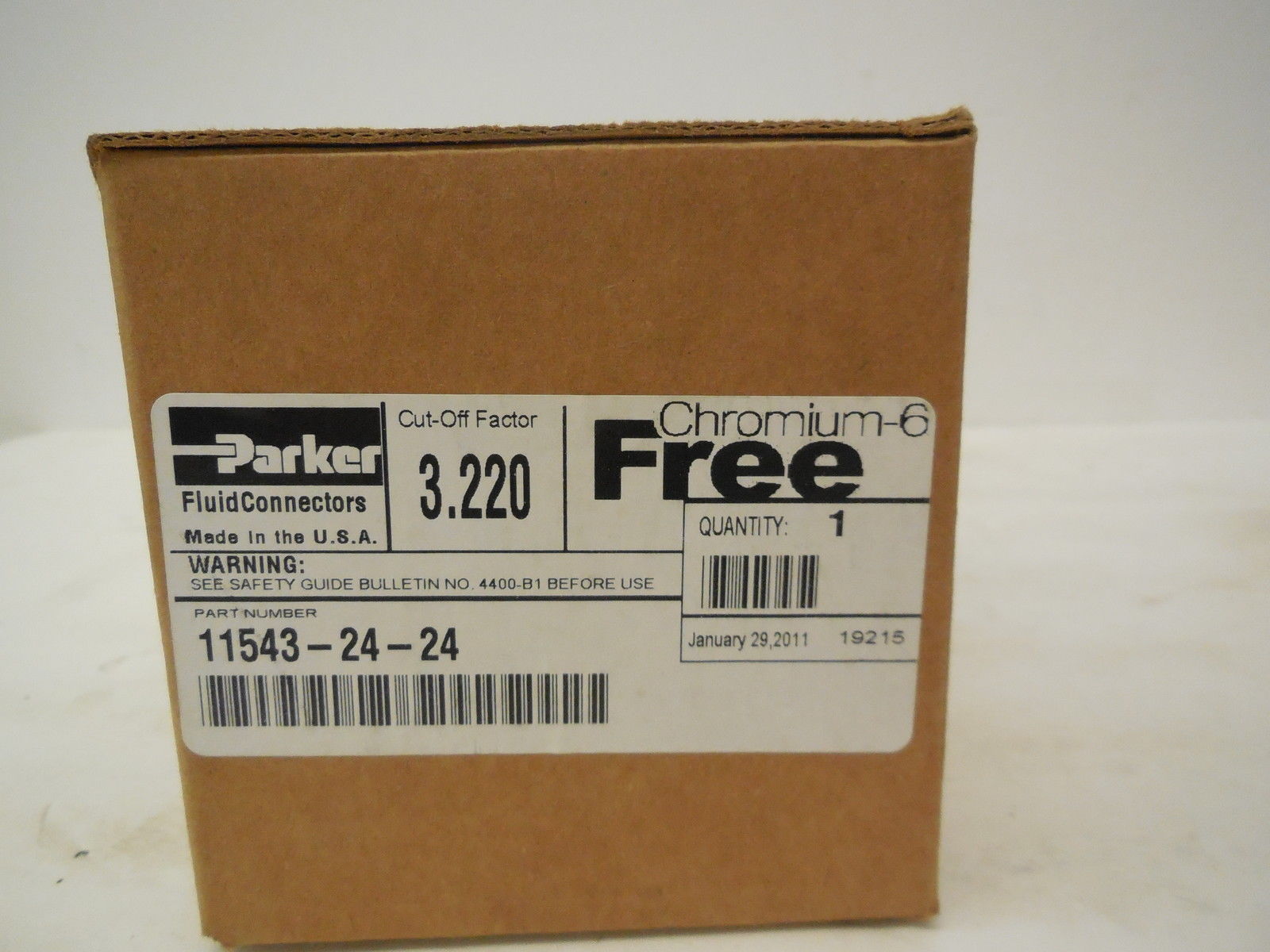 NEW PARKER 11543-24-24 FITTING 115432424 - SB Industrial Supply, Inc.